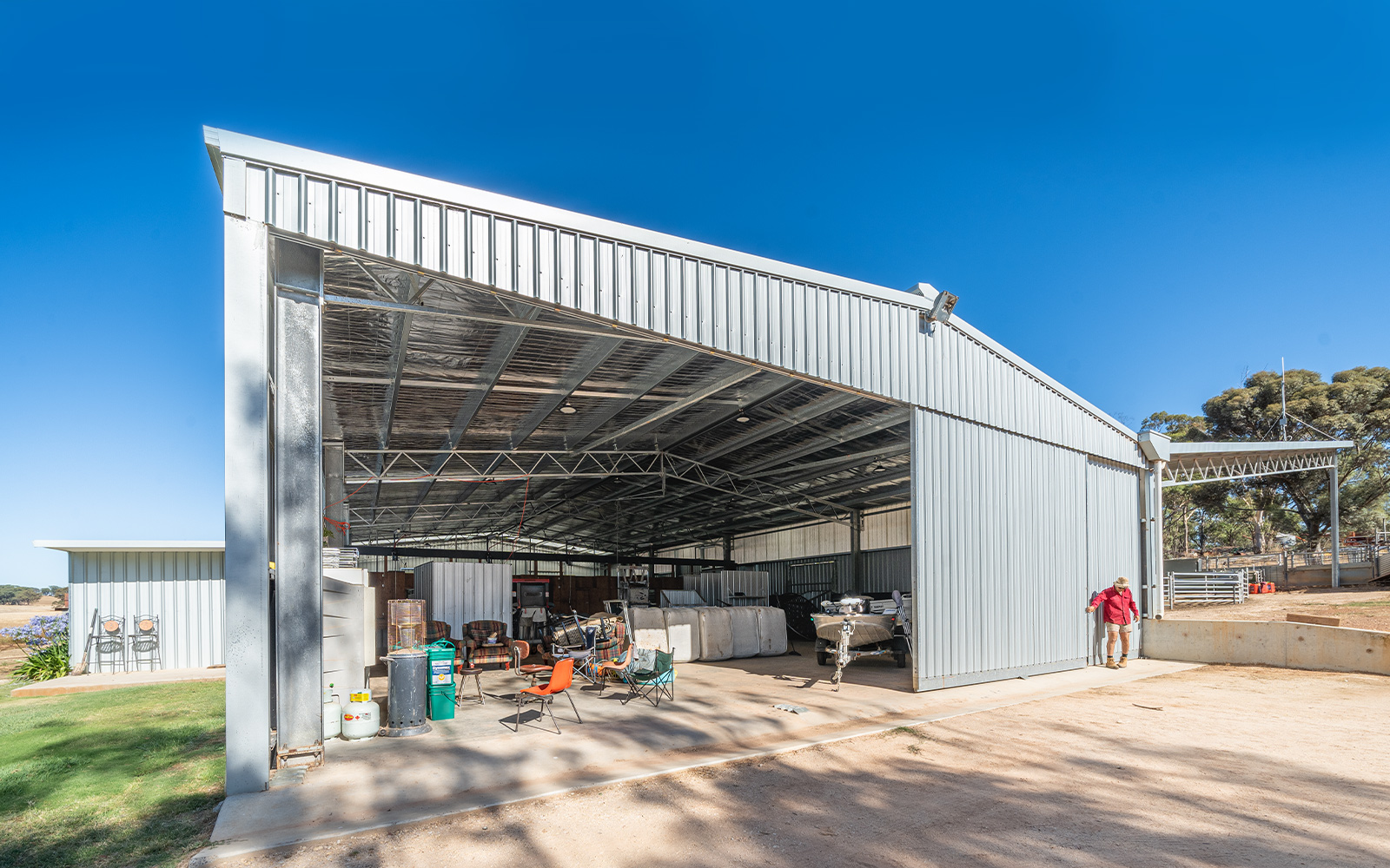 Kilbirnie Farms shearing shed