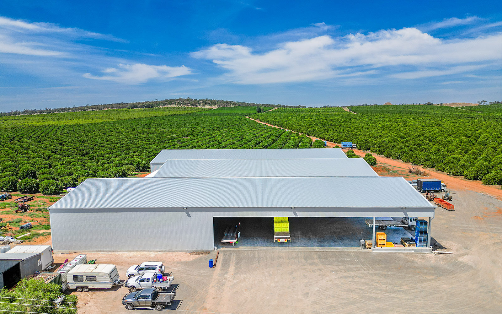 Central agricultural packing sheds