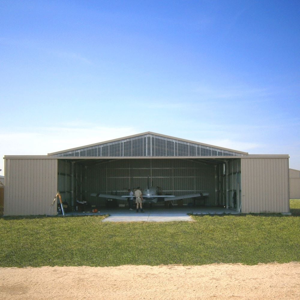 Central aviation aircraft hangars