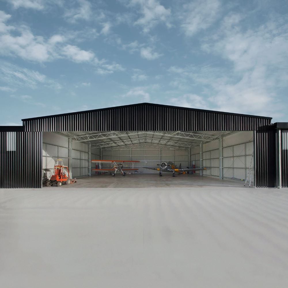 Central aviation aircraft hangars