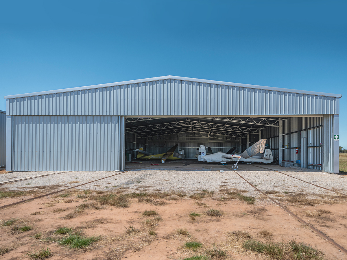 Professional aircraft hangar construction