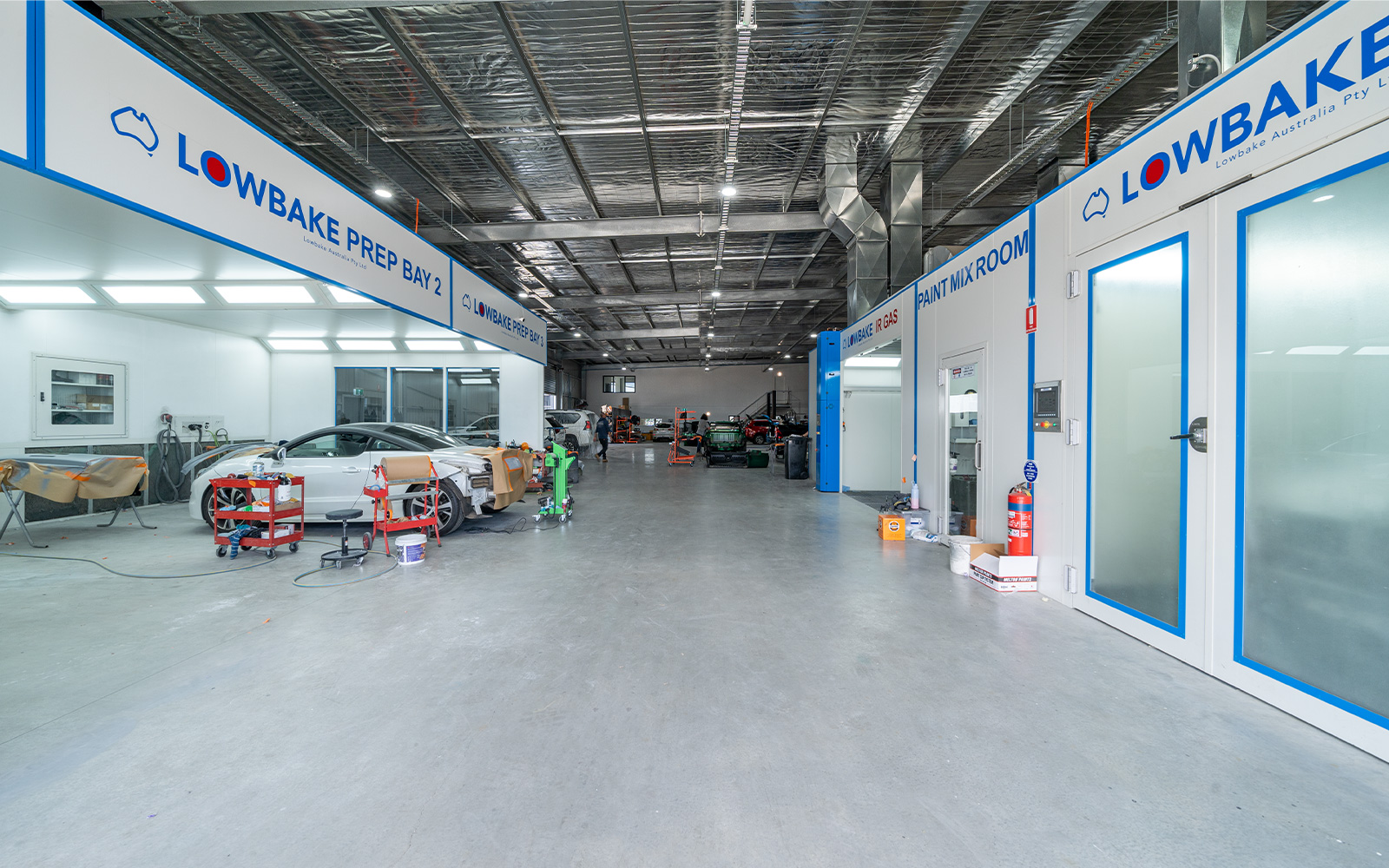 Gisborne Smash Repairs combined showroom and workshop