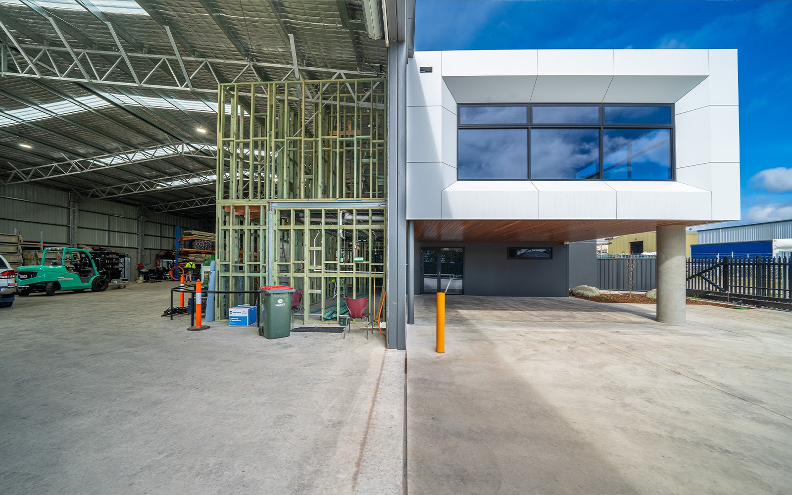 Profound Civil Construction combined precast office and warehouse