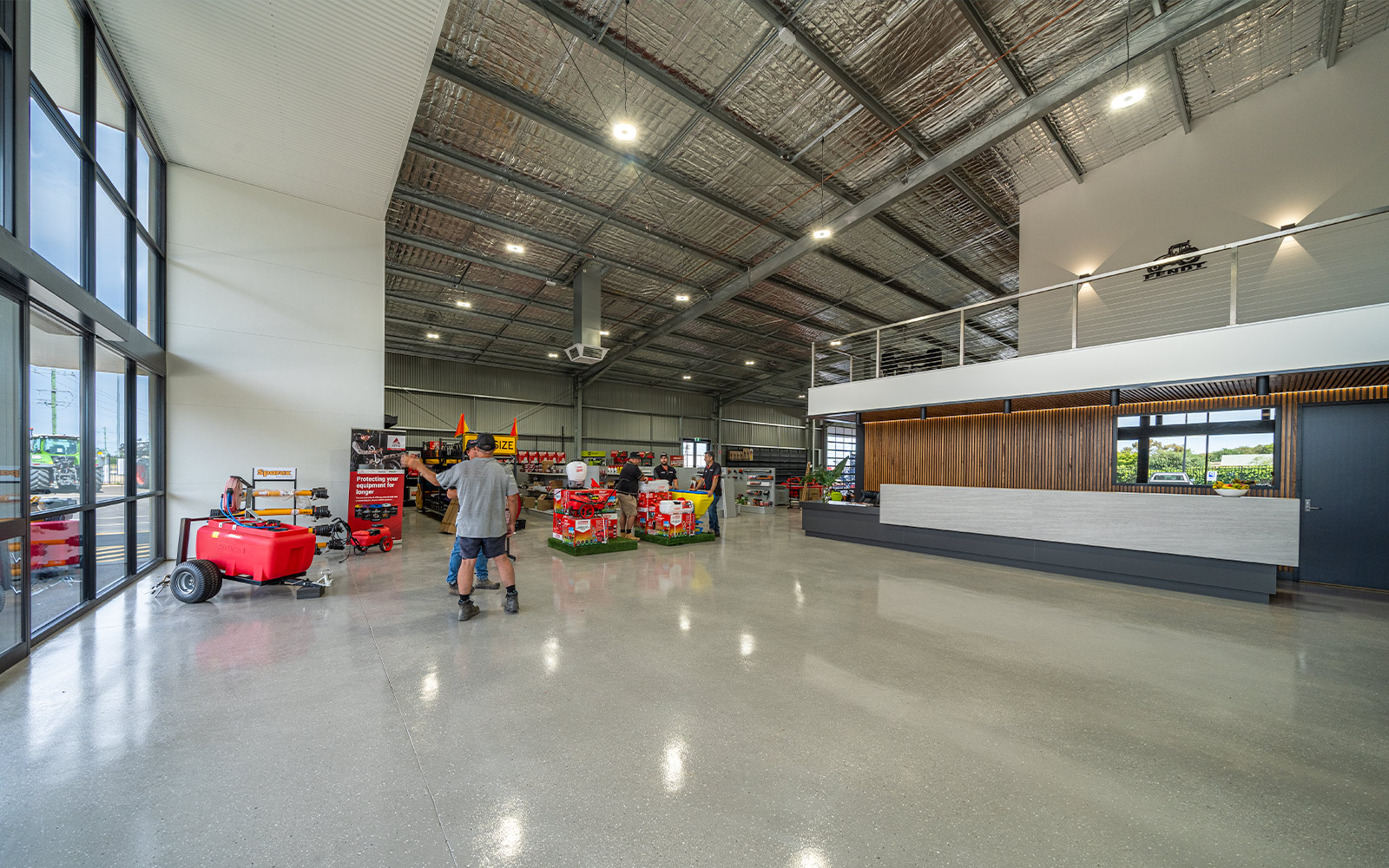 Serafin Ag Pro combined showroom and workshop