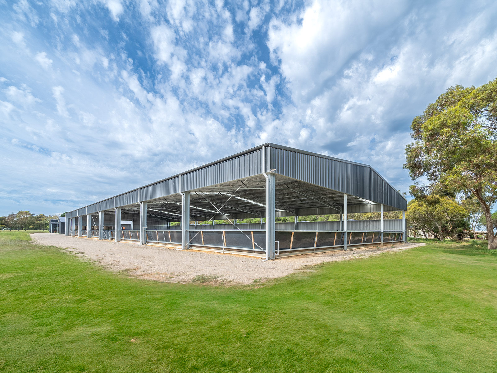 Kanandah Stables indoor dressage arena and stable complex