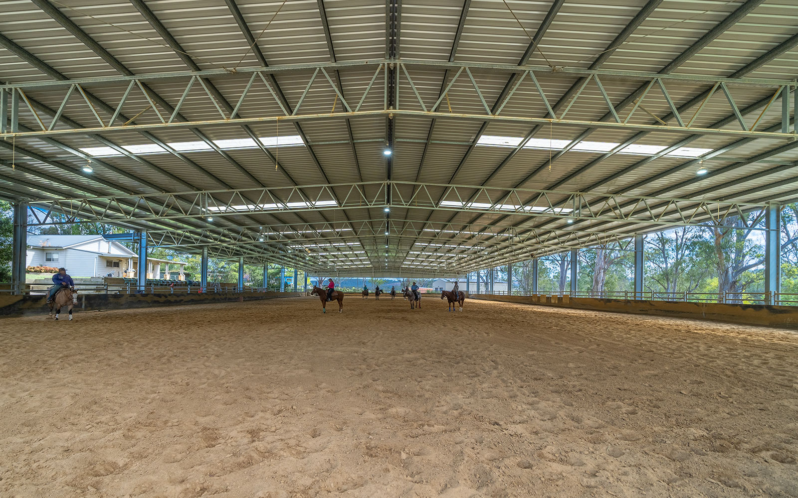 Central equinabuild western riding arena