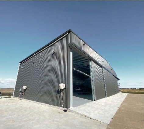 Professional aircraft hangar construction