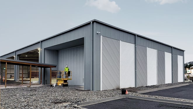 Industrial emergency services buildings