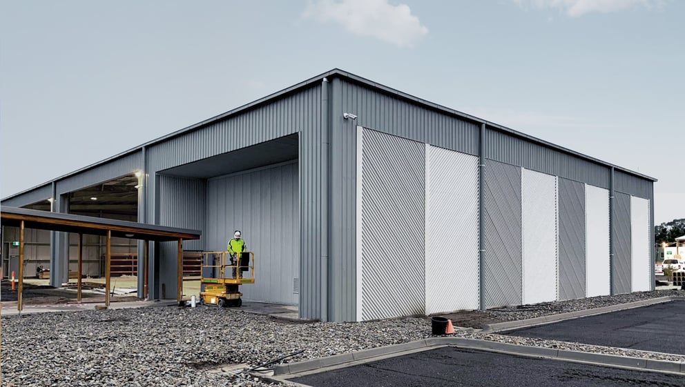 Industrial emergency services buildings